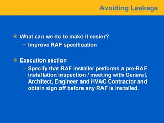 ASHRAE 2009 UFAD Plenum Construction | PPT | Home & Garden