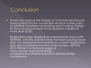 ASHRAE 2015 Winter Conference Set for January 24-28 | PPTX
