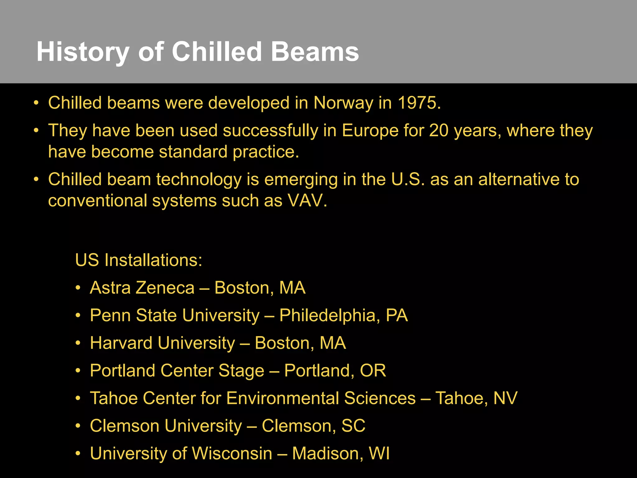 Ashrae CRC presentation doas with chilled beam | PPT