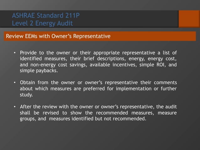 ASHRAE Guidelines for Building Energy Audits.pdf | Gas and Electric ...