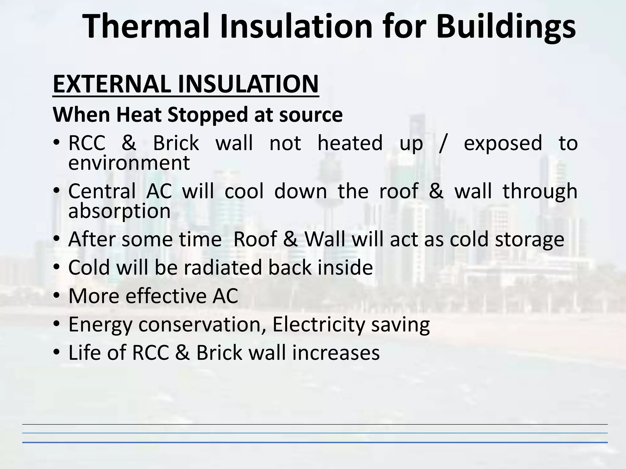 Thermal Insulation System for energy efficient buildings | PPT