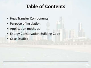 Thermal Insulation System for energy efficient buildings | PPT