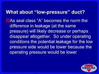 Air Duct Leakage | PPTX