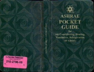 Ashrae pocket guide for air conditioning heating ventilation ...