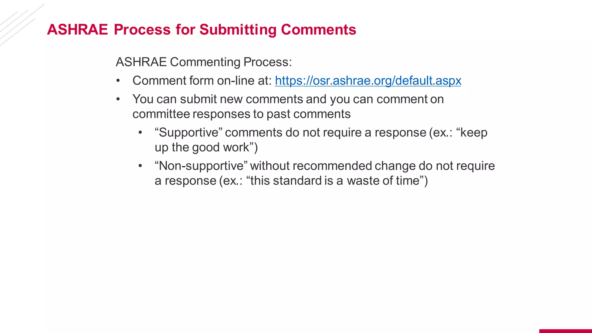Ashrae standards development | PDF