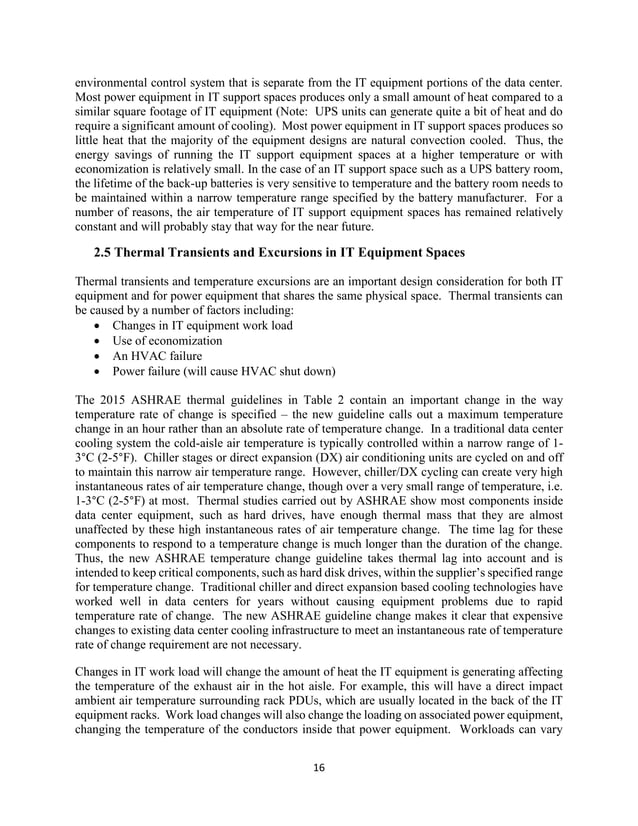 ASHRAE TC9.9 - DATA CENTER STANDARD AND BEST PRACTICES | PDF