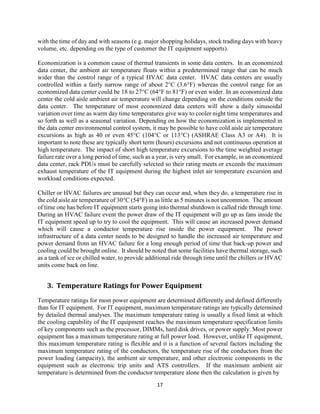 ASHRAE TC9.9 - DATA CENTER STANDARD AND BEST PRACTICES | PDF