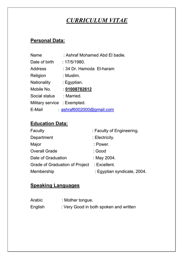 Ashraf cv | PDF | Civil Engineering Industry | Industries