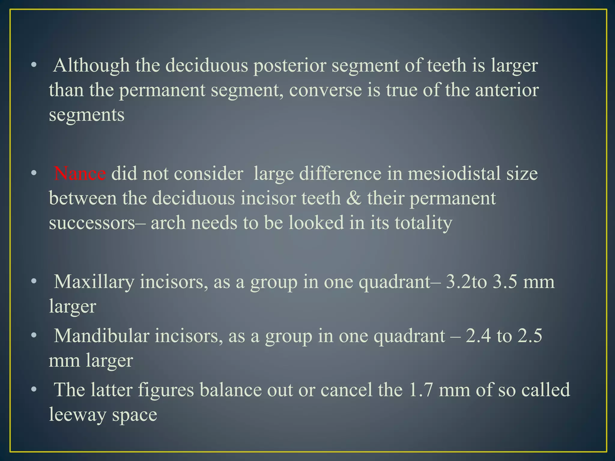 development of normal occlusion | PPTX