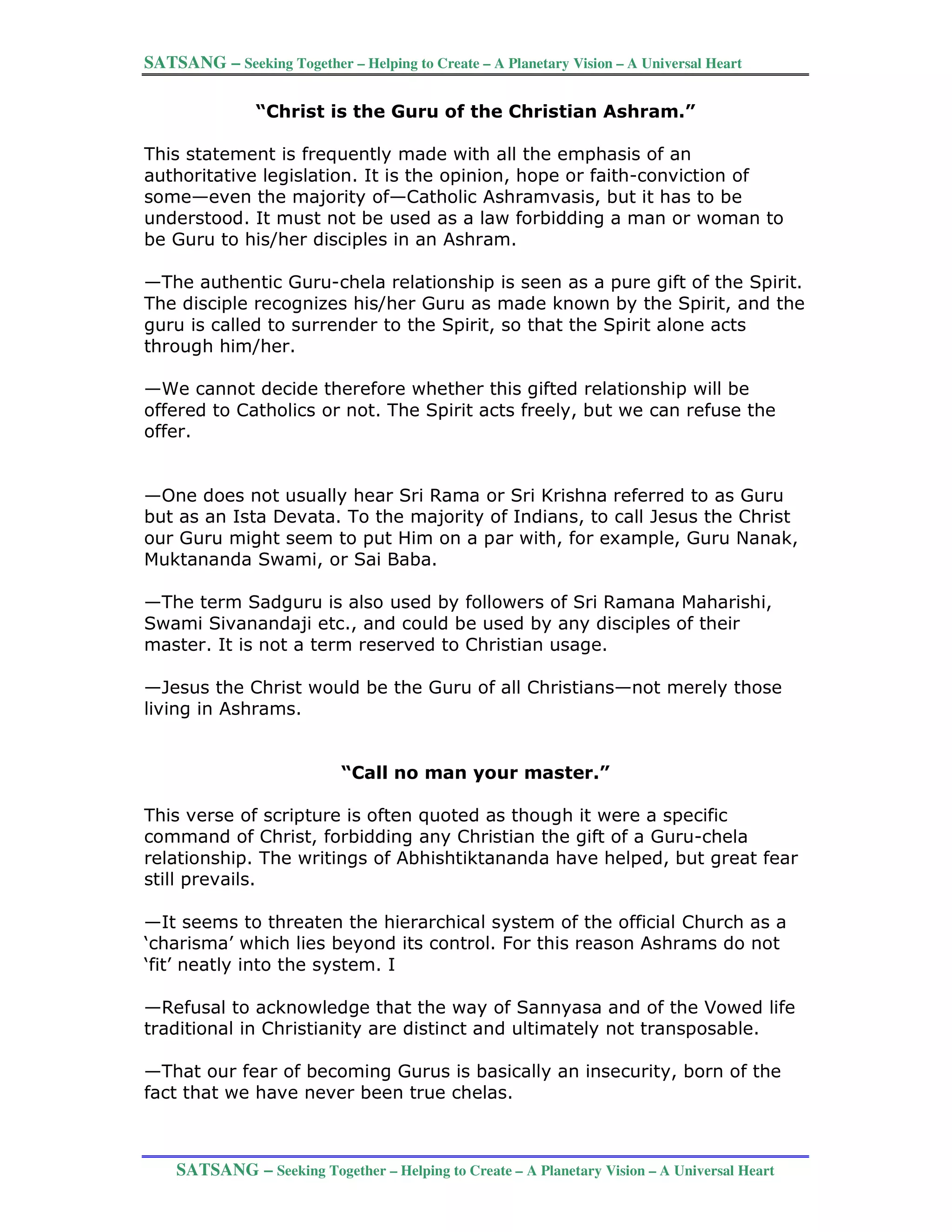 Ashrams east and west | PDF