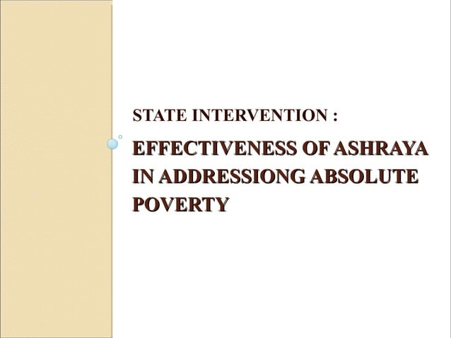 destitute identification | PPT