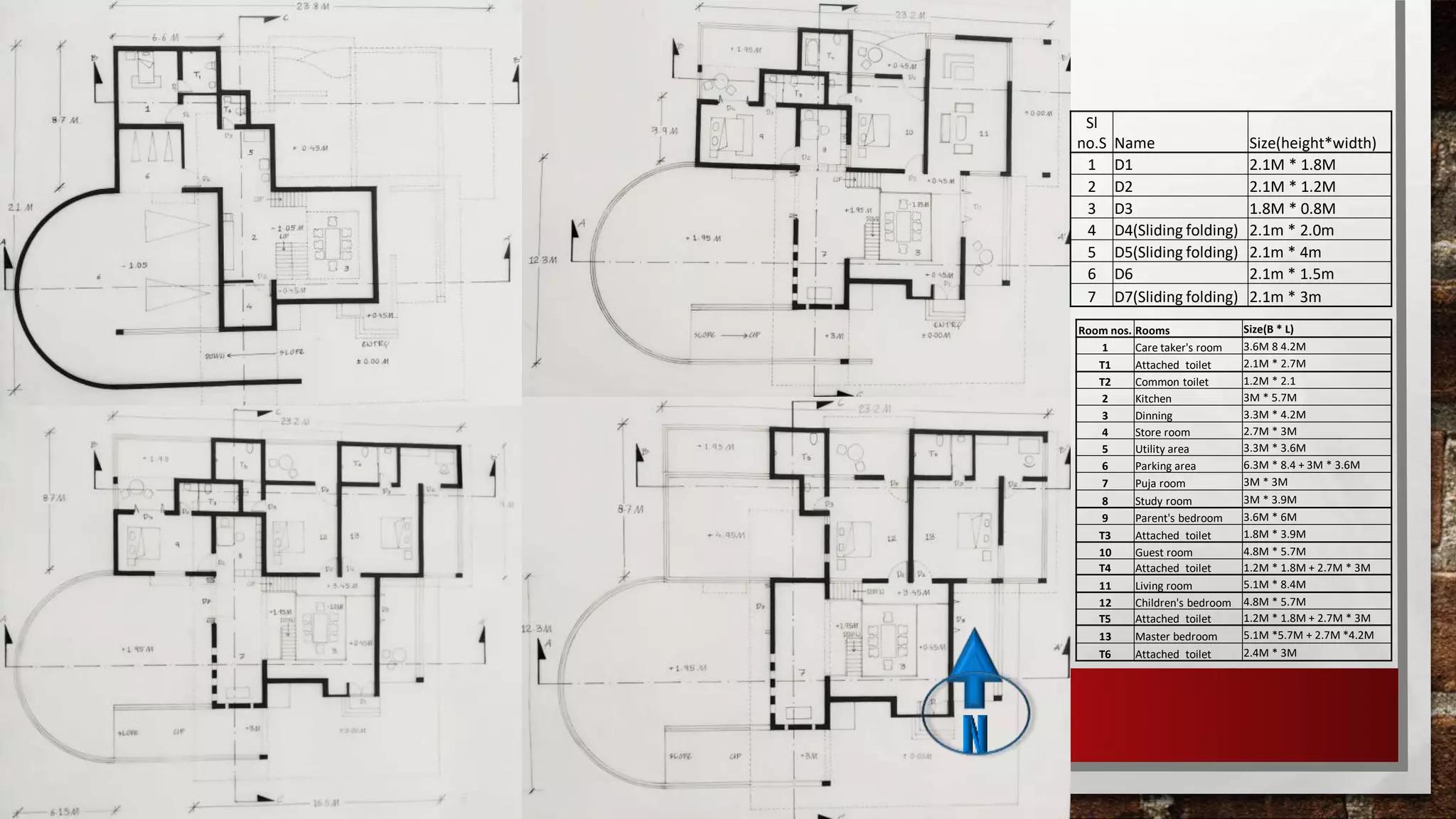 Architect's resident design hand made sheets | PPT