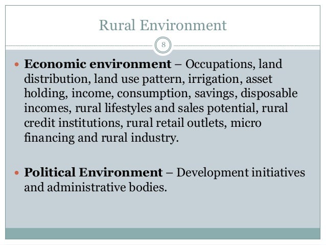 rural environment