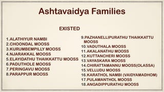 ashtavaidyas and their social relavance in kerala | PDF