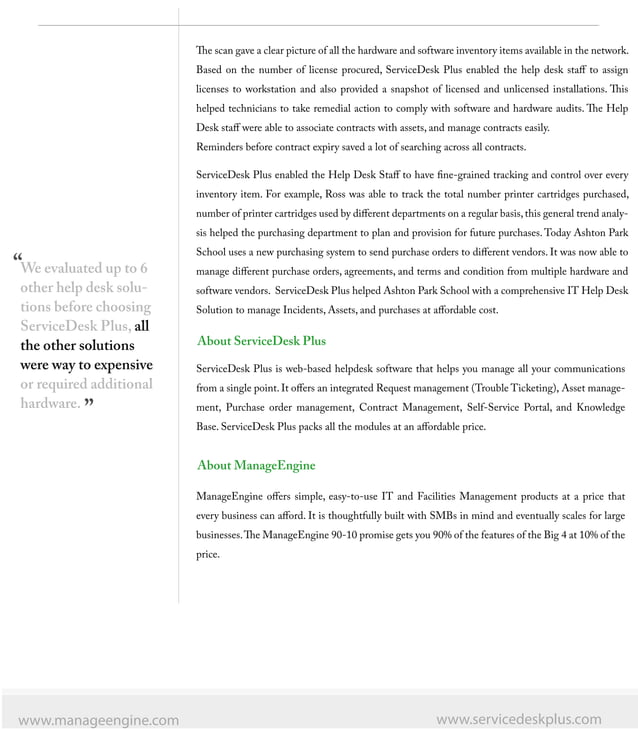 Case Study from Ashton Park School | PDF