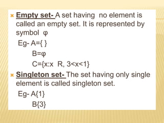 maths set | PPTX | Physics | Science