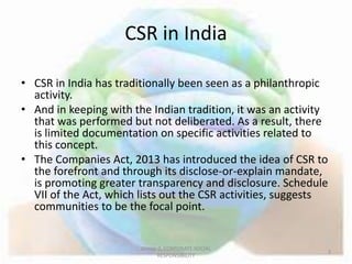 CSR IN iNDIA | PPTX