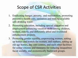 CSR IN iNDIA | PPT