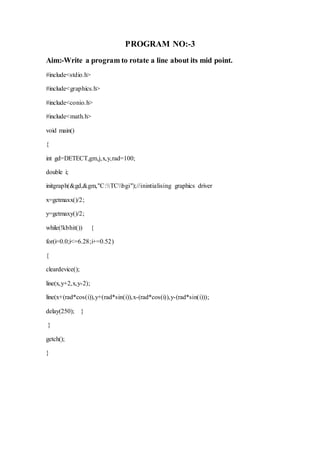 Computer graphics File for Engineers | PDF