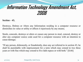 Asis Verma cyber crime ppt | PPT