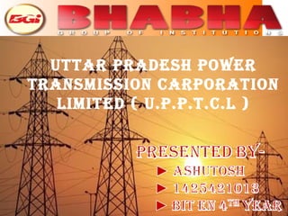 UPPTCL CHAKIA 132KV | PPT