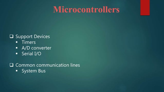 MICROPROCESSOR VS MICROCONTROLLER | PPTX