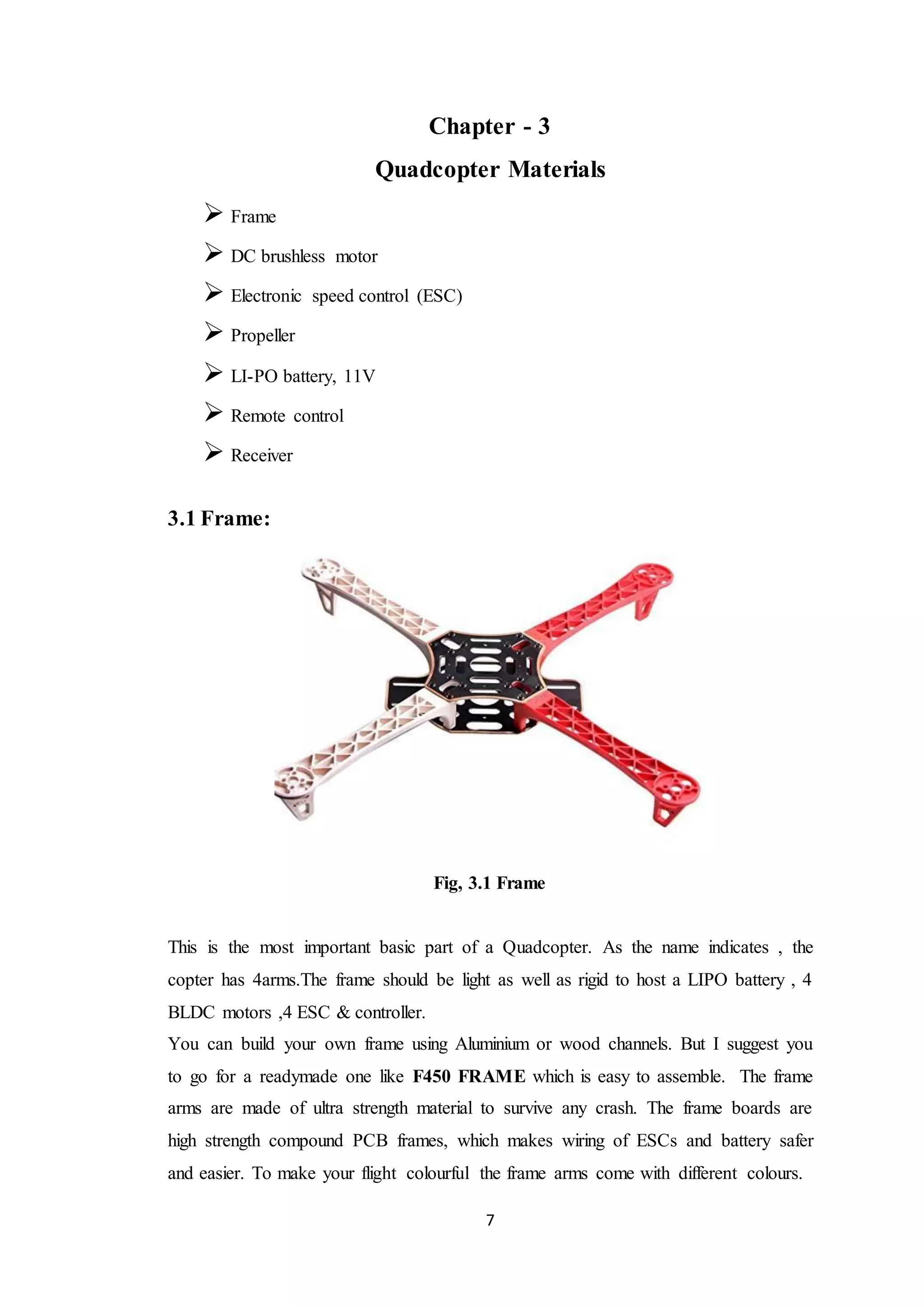 Final Year Project report on quadcopter | DOCX