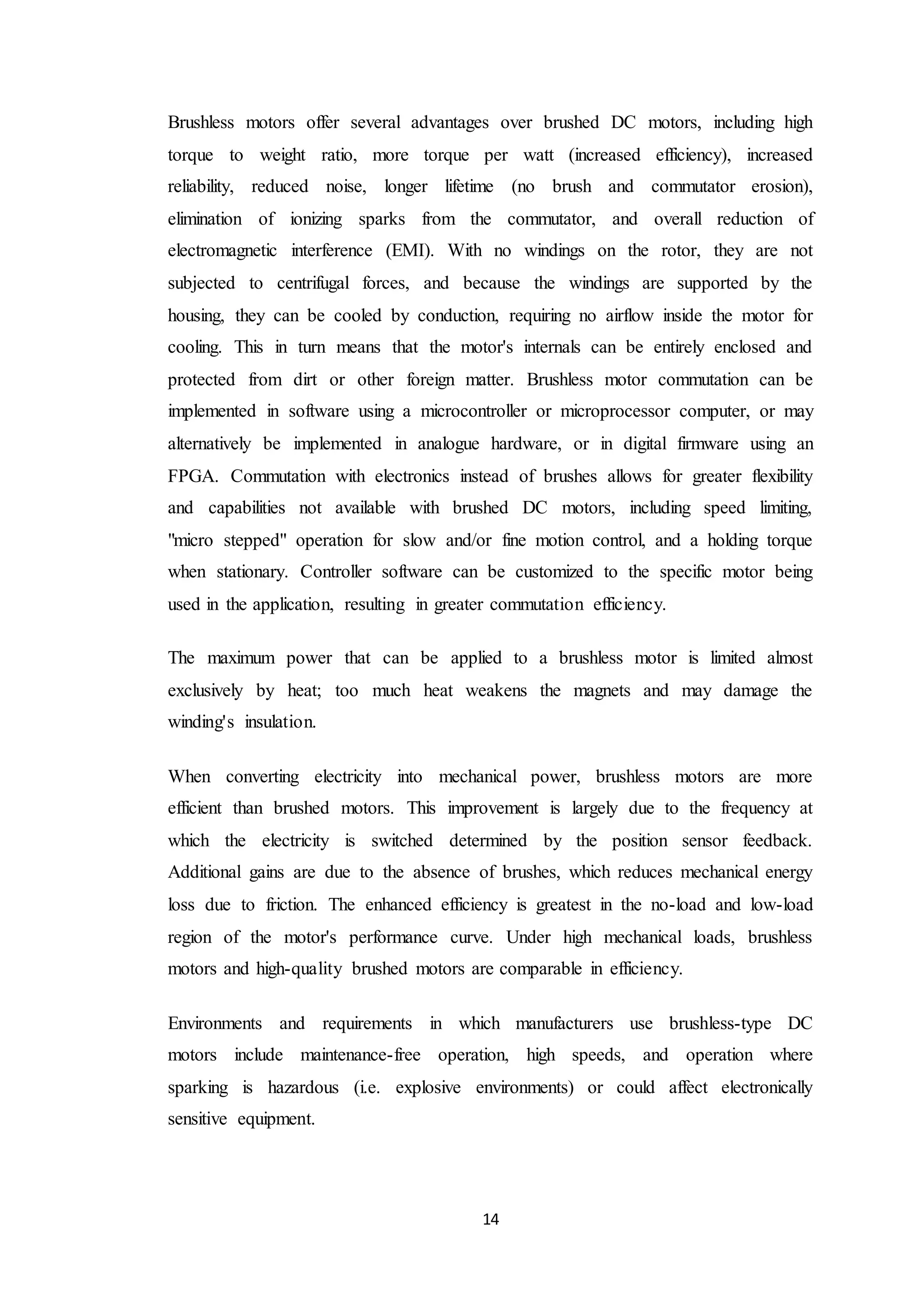 Final Year Project report on quadcopter | DOCX