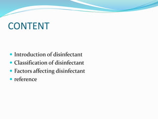 disinfection | PPT