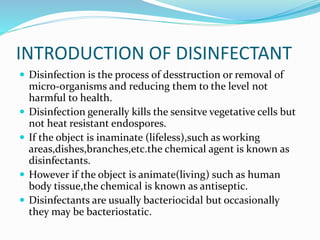 disinfection | PPT