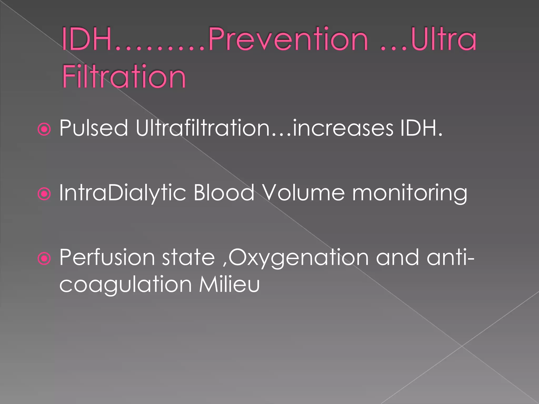 Intradialytic hypotension & Its Managemnet | PPTX