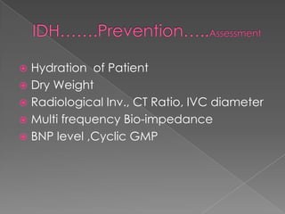 Intradialytic hypotension & Its Managemnet | PPTX | Heart and ...