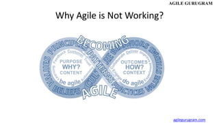Agile Gurugram 2022 - Ashutosh Rai | Agile Doesn't Work | PPT