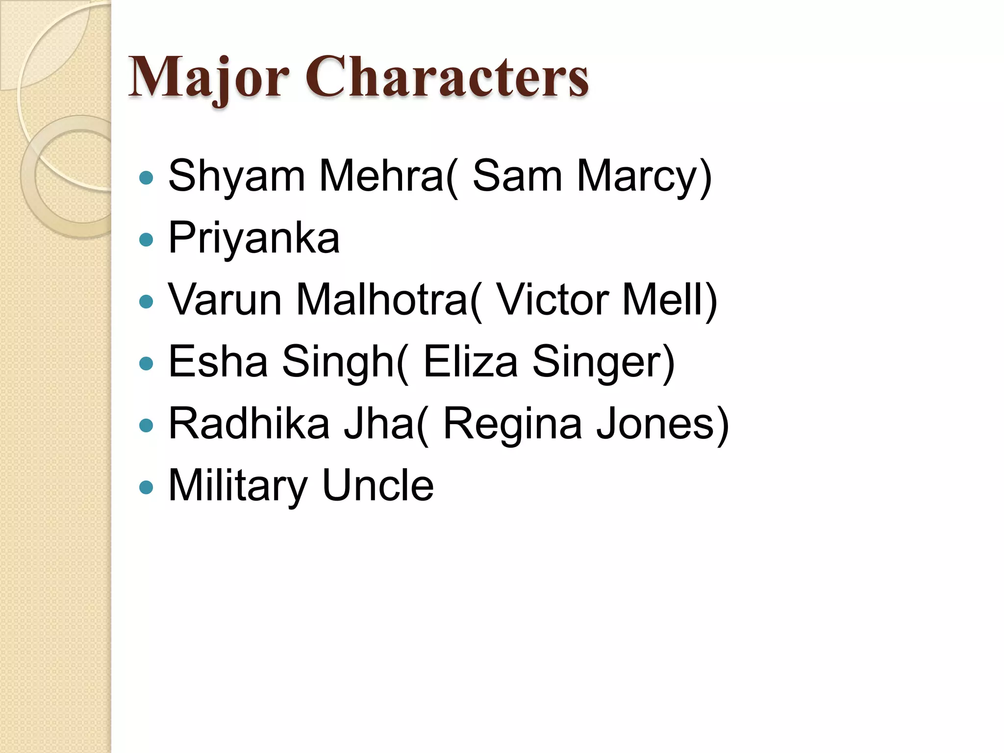 Character Study in 'One Night @ Call Center' | PPTX