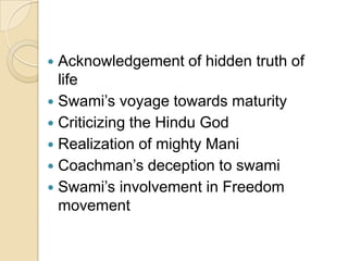 Struggle for Maturity in 'Swami and Friends' | PPTX