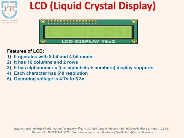 Interfacing of LCD with LPC2148 | PPTX