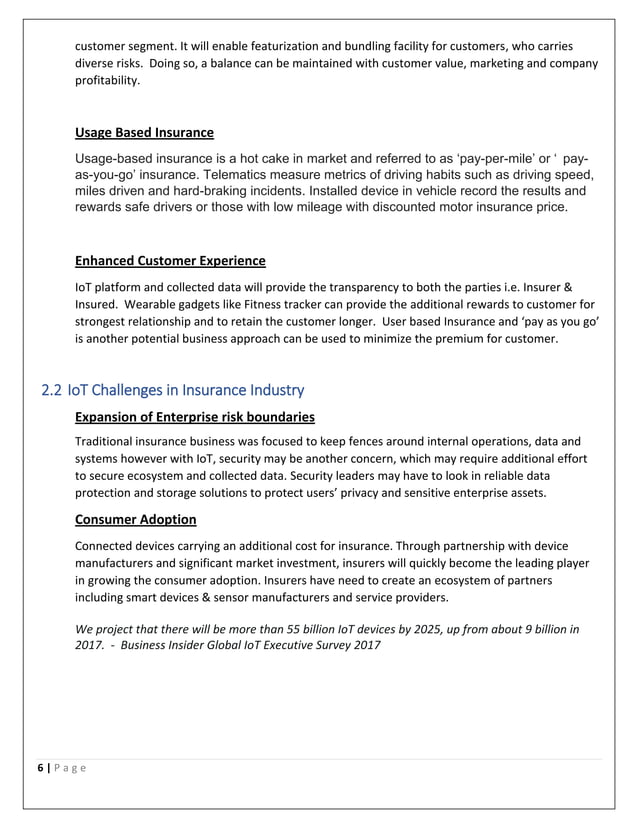 Iot Insurance Industry Adoption Pdf