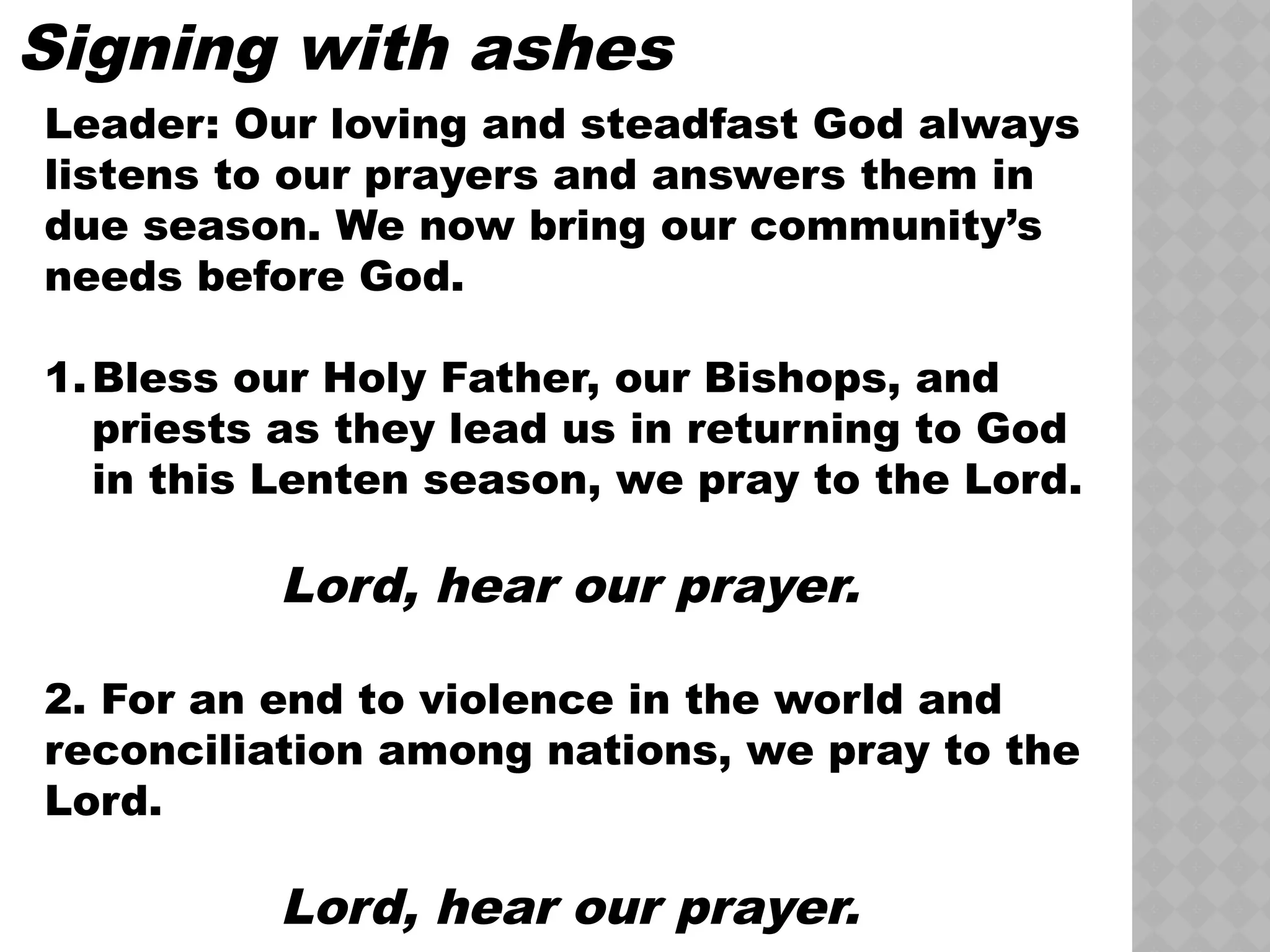 Ash Wednesday 2018 Mass Presentation.pptx