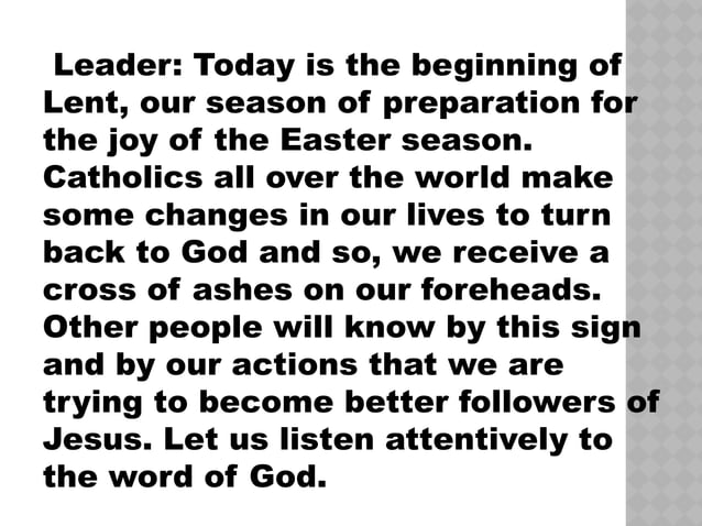 Ash Wednesday 2018 Mass Presentation.pptx