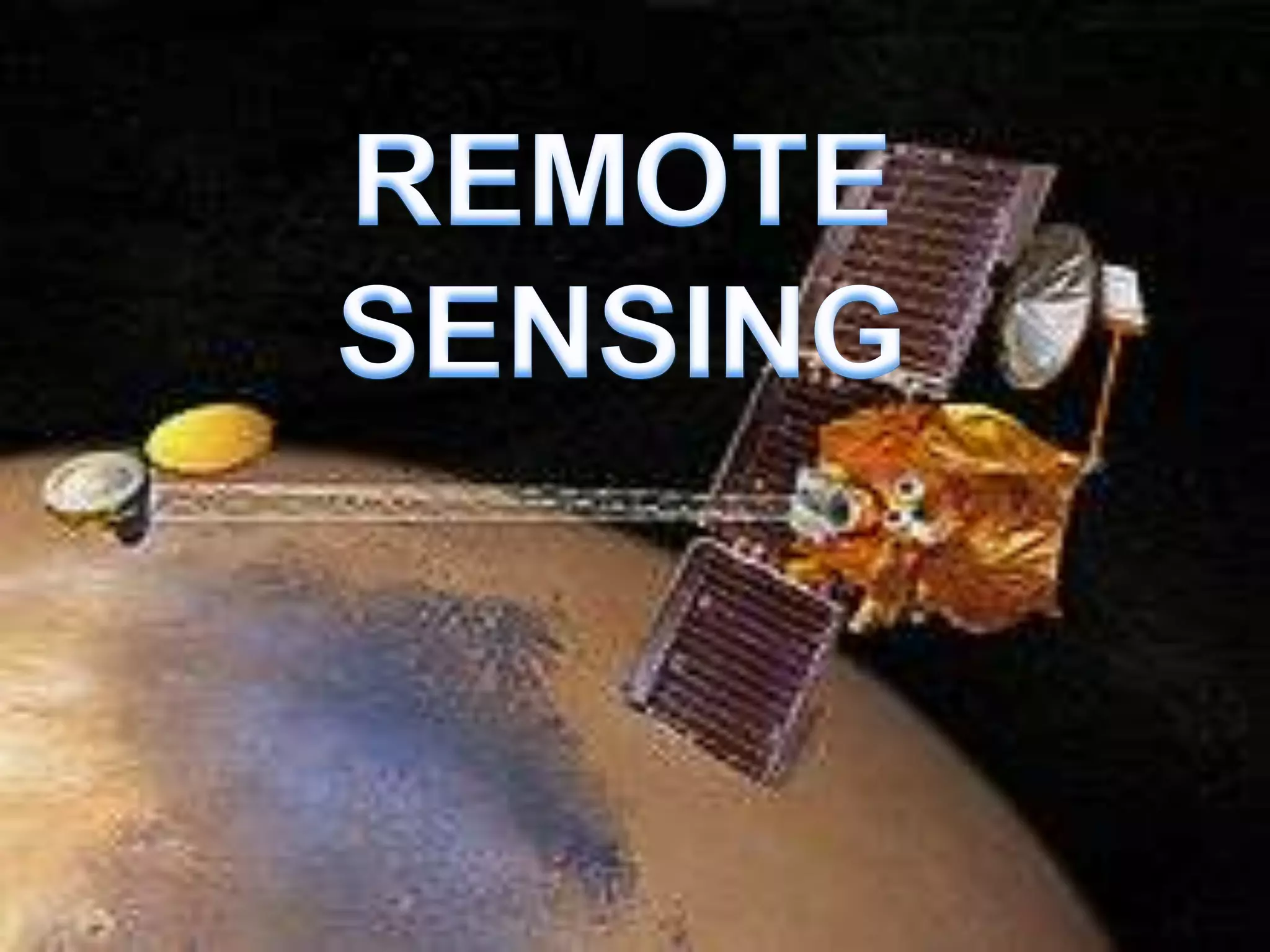 Remote Sensing - by Ashwini | PPTX | Geography | Science