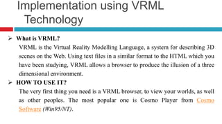 3D internet | PPTX | 3-D Graphics | Computer Software and Applications