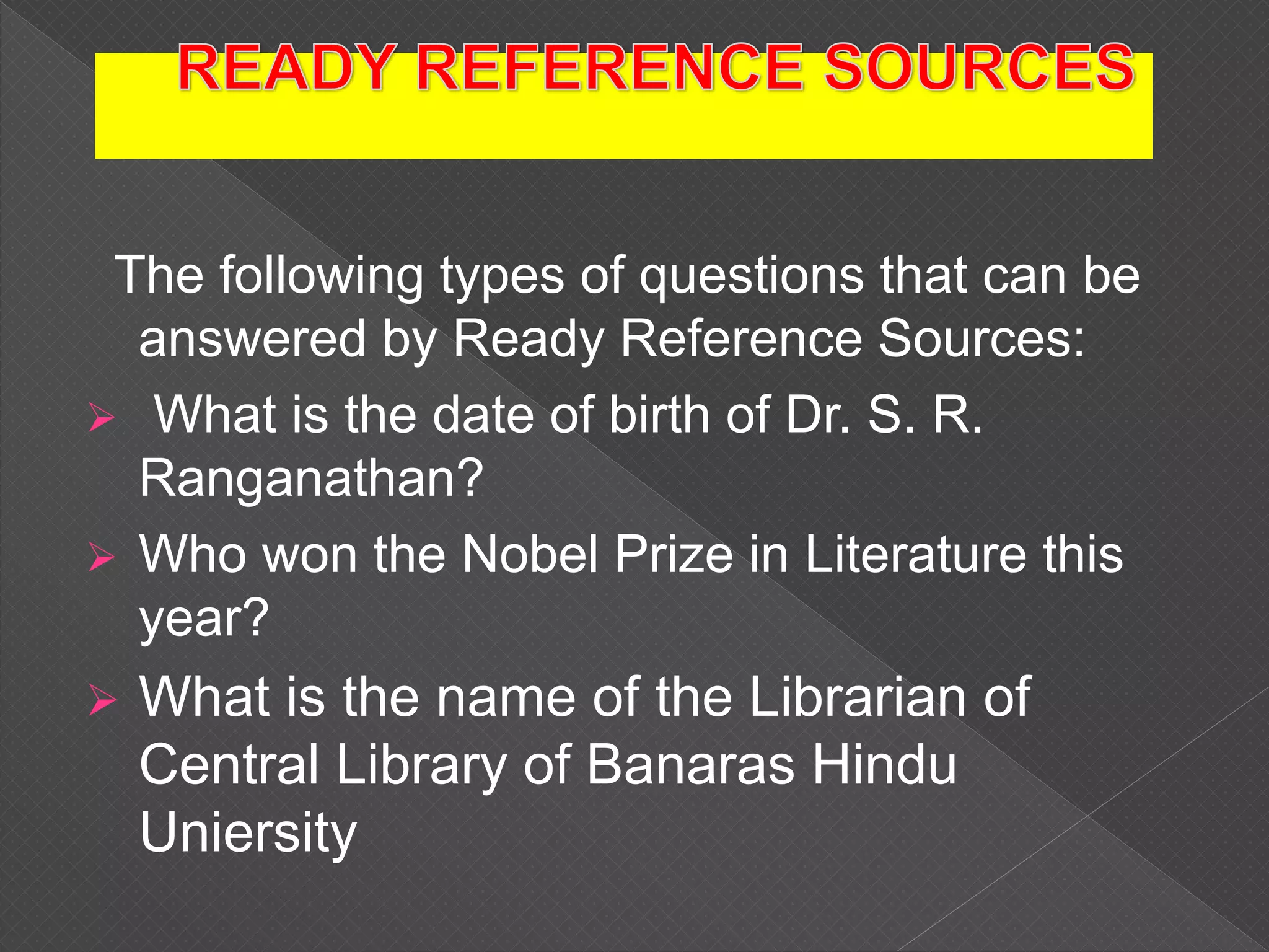 Ready Reference Sources.pptx