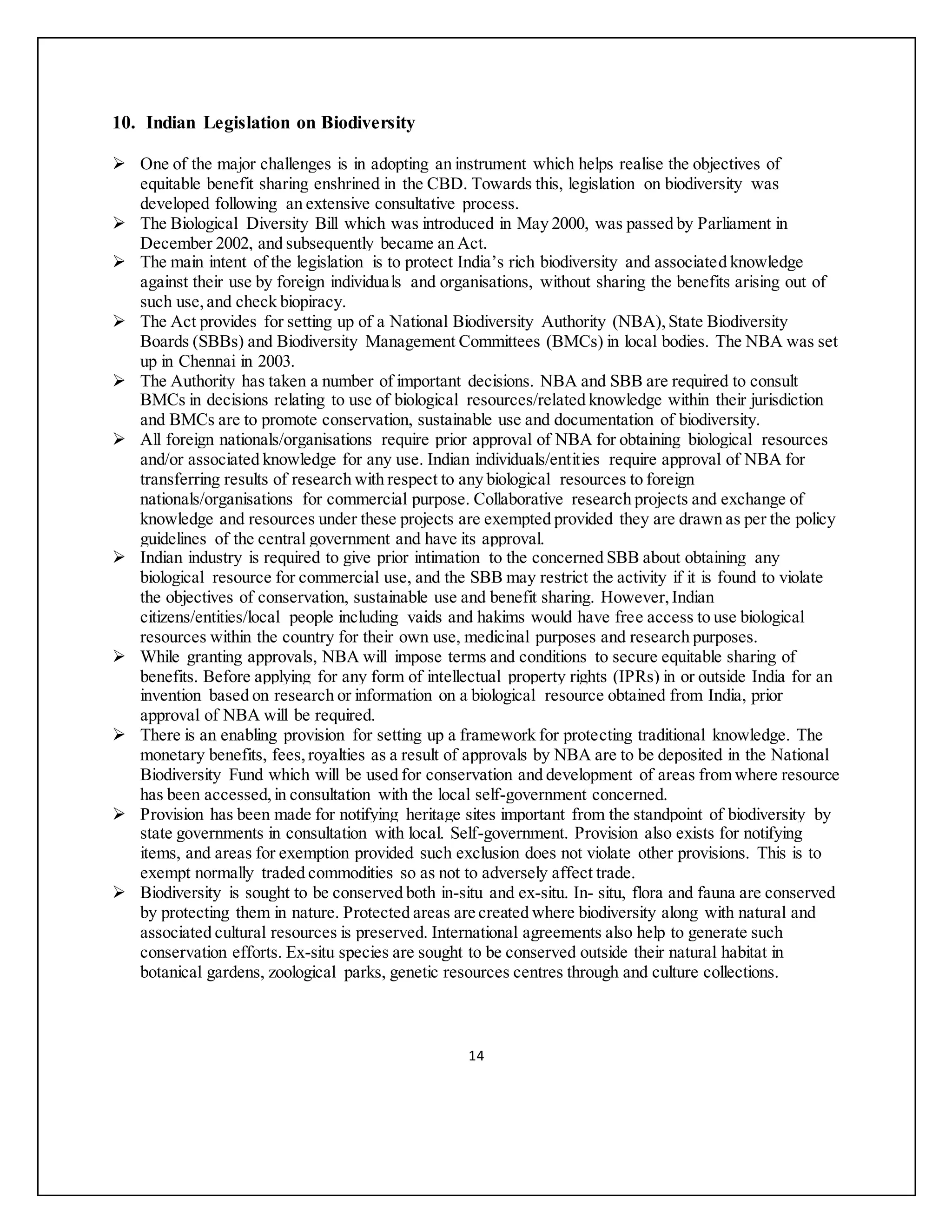 Biodiversity and sustainable energy laws | DOCX