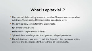 crystal growth from vapour phase | PPT