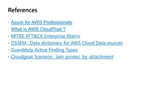 Threat Hunting on AWS using Azure Sentinel | PPTX