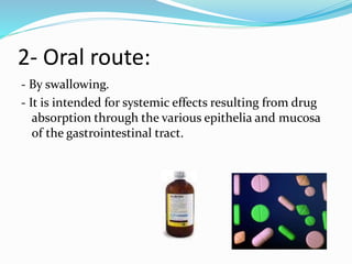ROUTE OF ADMINISTRATION | PPTX