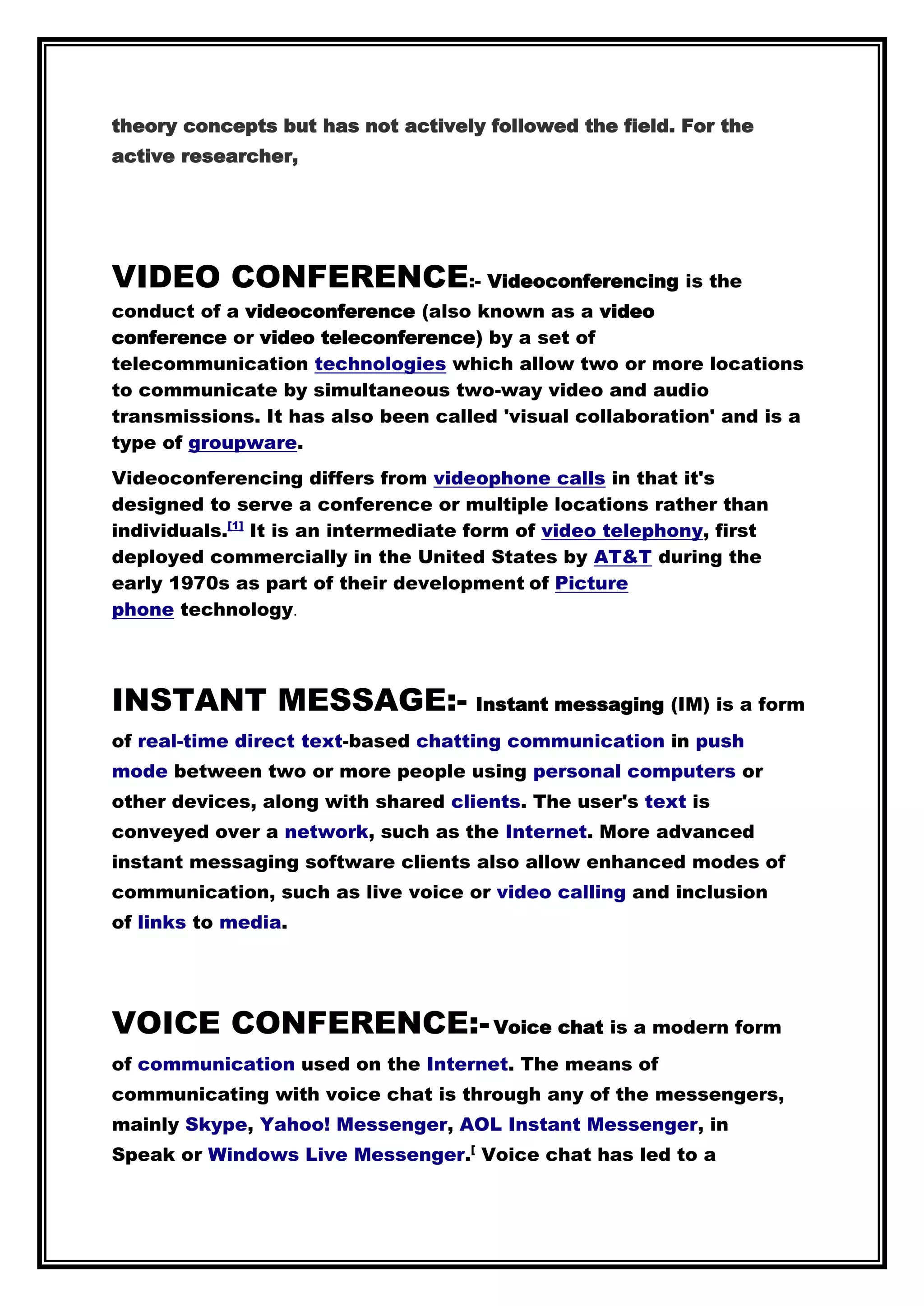 Report of introduction to communication | DOCX
