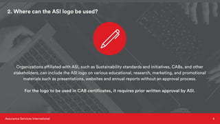 ASI Logo Usage Guidelines | PDF