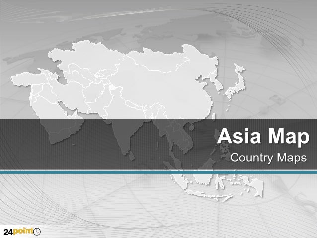 Editable Asia Pacific Maps In Ppt