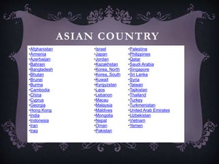 Asia | PPT